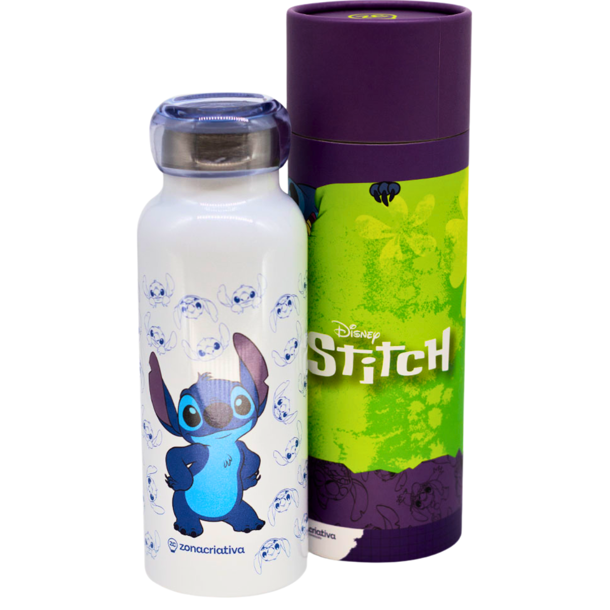 Garrafa Térmica Stitch 500ml Inox com Vedação em Silicone – Compacta e